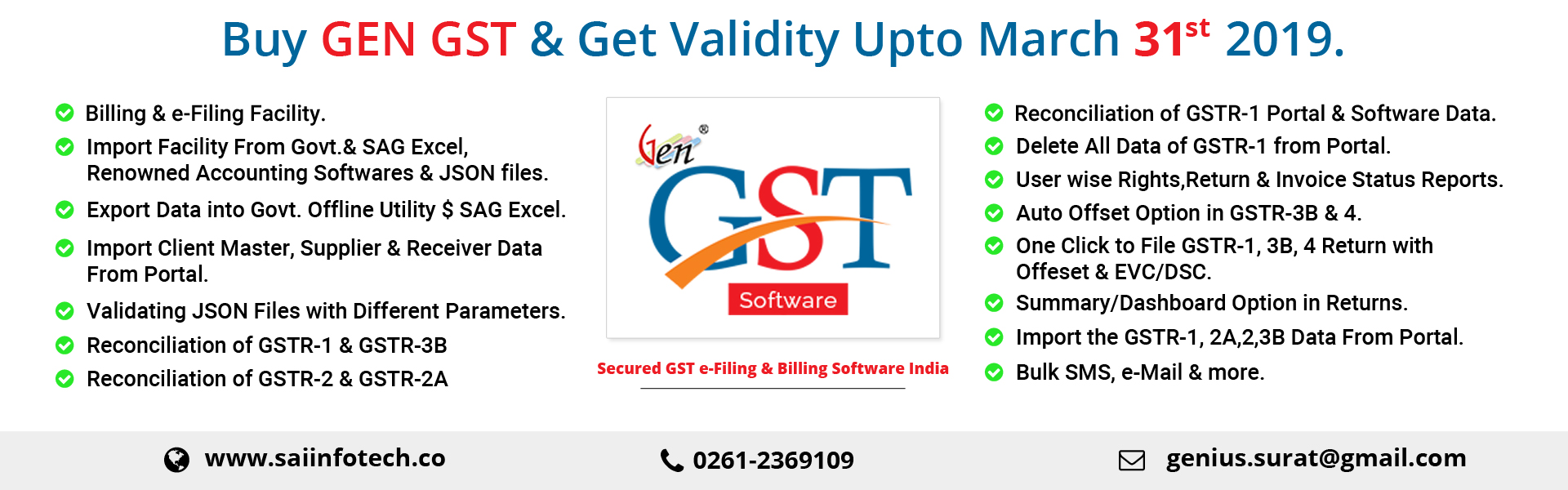 Sai Infotech | Genius Income Tax Software ,GST Software ,TDS Software ...